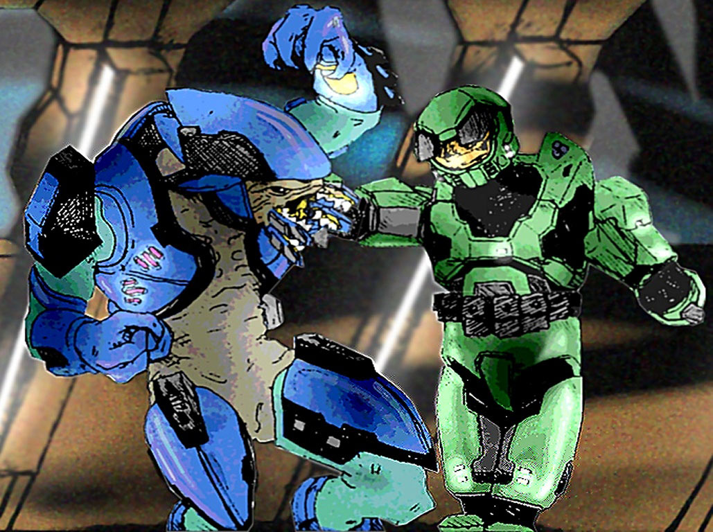The Halo Related Art Of Bryn Casey